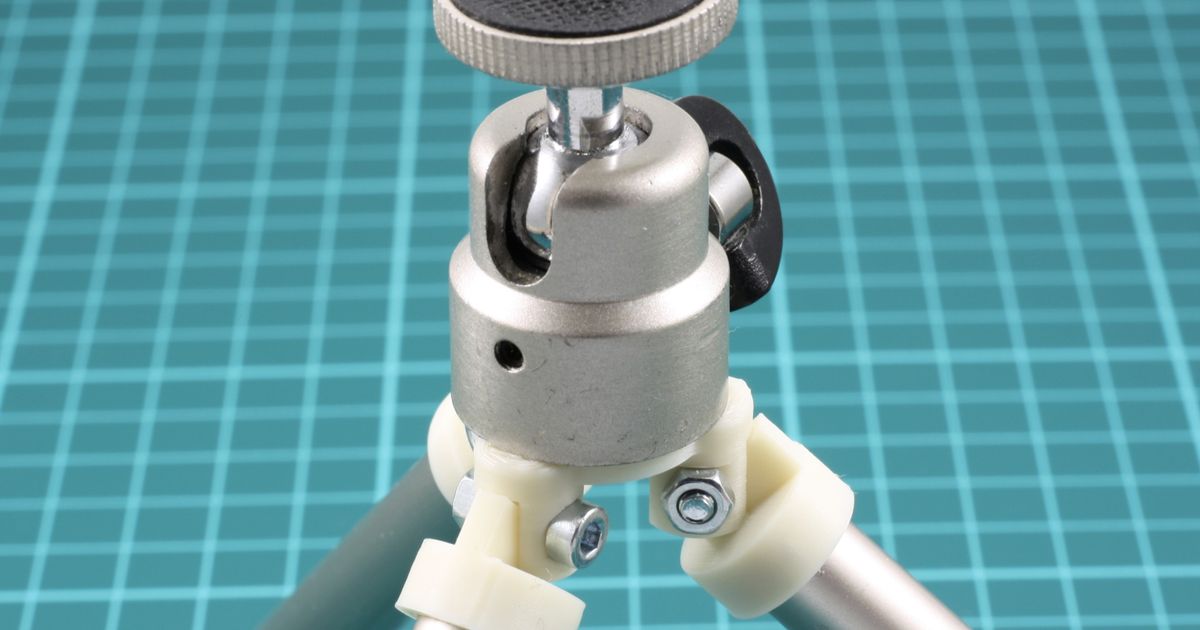Mini Tripod Replacement Part by Pavel Rampas | Download free STL model ...