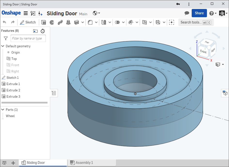 Folding Door Wheel by Michael Henke | Download free STL model ...