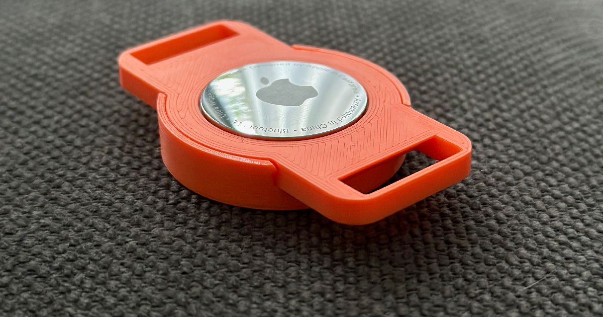 Airtag Holder for Collar by krasnov777 | Download free STL model ...