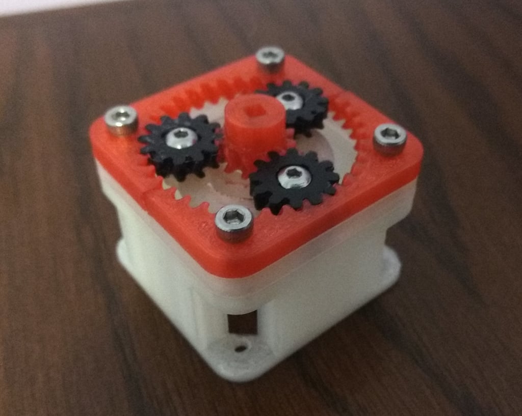 NEMA-17 1:4 step-up gearbox for remote direct drive by dalias ...