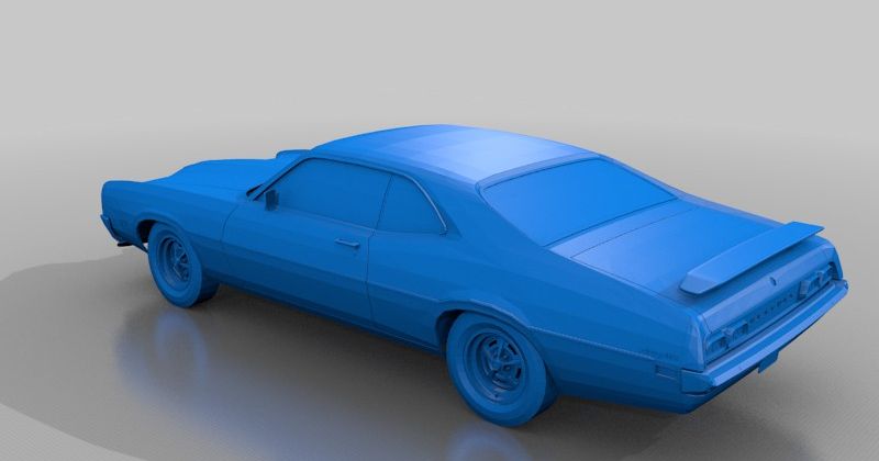 1970 Mercury Montego by Godzilla Guy | Download free STL model ...