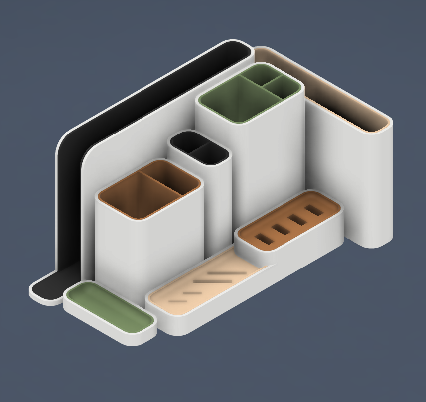 Desk Organizer - Make your own configuration! by Carmela | Download ...