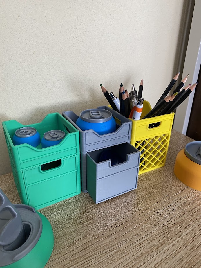 Modular Crate Desk Organizer by Jt40_3d | Download free STL model ...