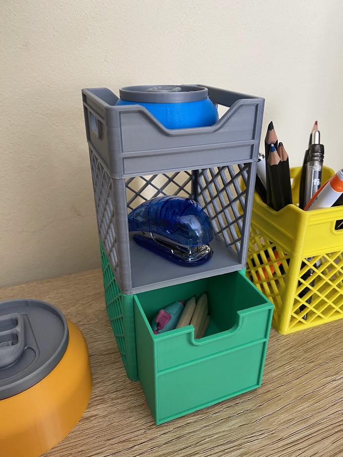 Modular Crate Desk Organizer by Jt40_3d | Download free STL model ...