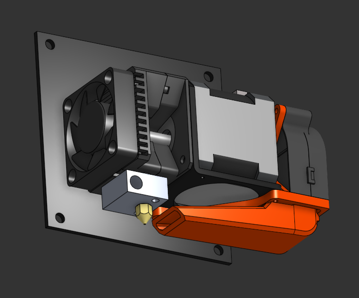 4020 blower fan duct for the Creality CP01 by daniel_arenas | Download ...