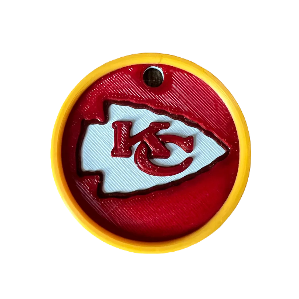 Kansas City Chiefs keychain by Katlin | Download free STL model ...