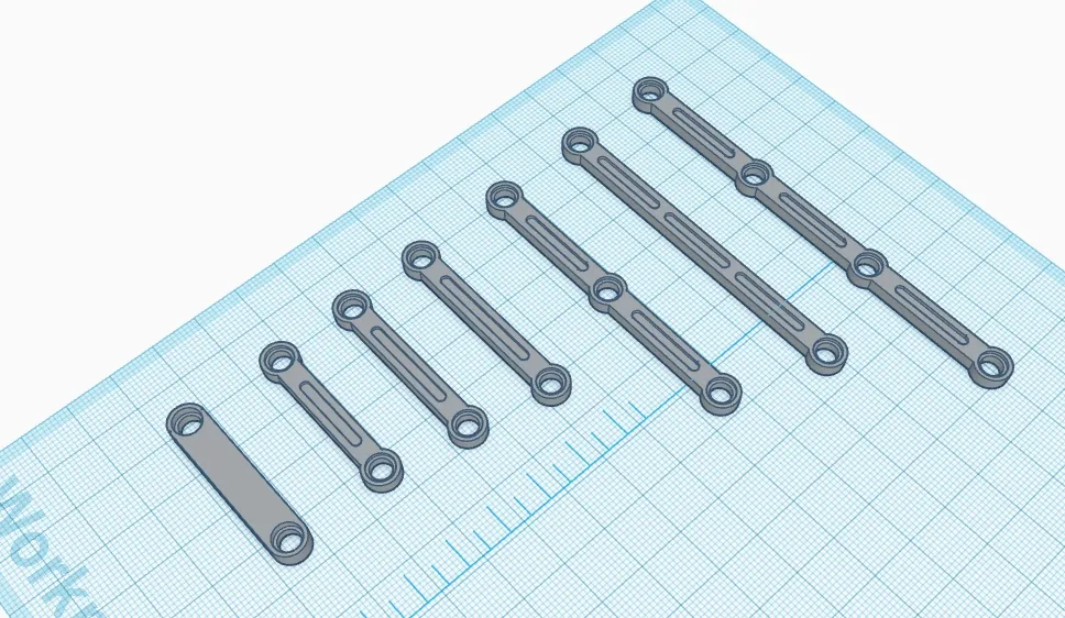 Lego Compatible Steam Engine Driver Rods by Ken K | Download free STL ...