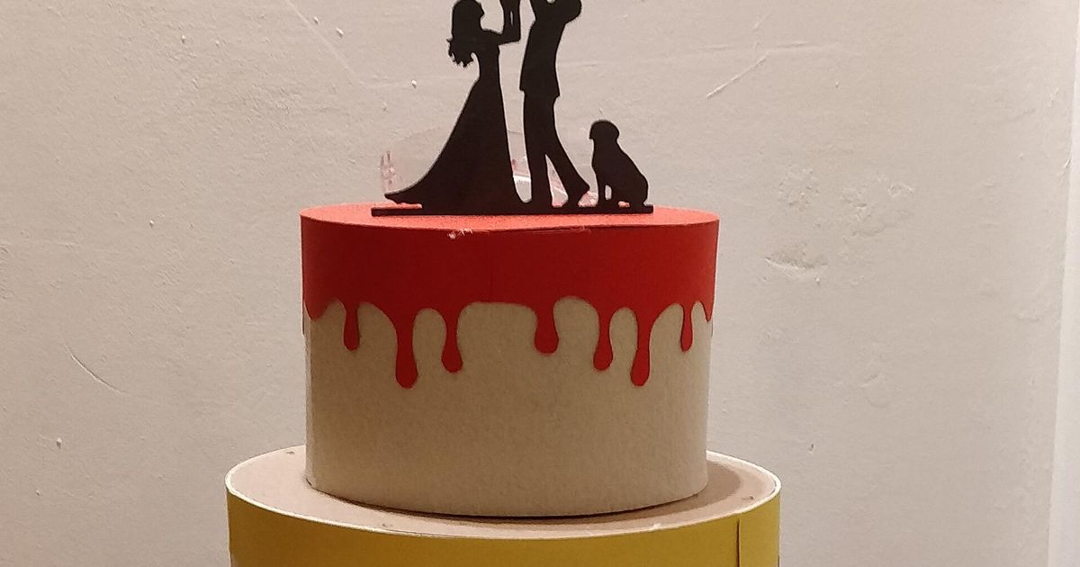 Wedding cake topper par Mats | Téléchargez gratuitement un modèle STL ...