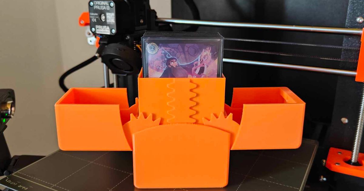 Lorcana geared 60 card deck box by wim_gn | Download free STL model ...