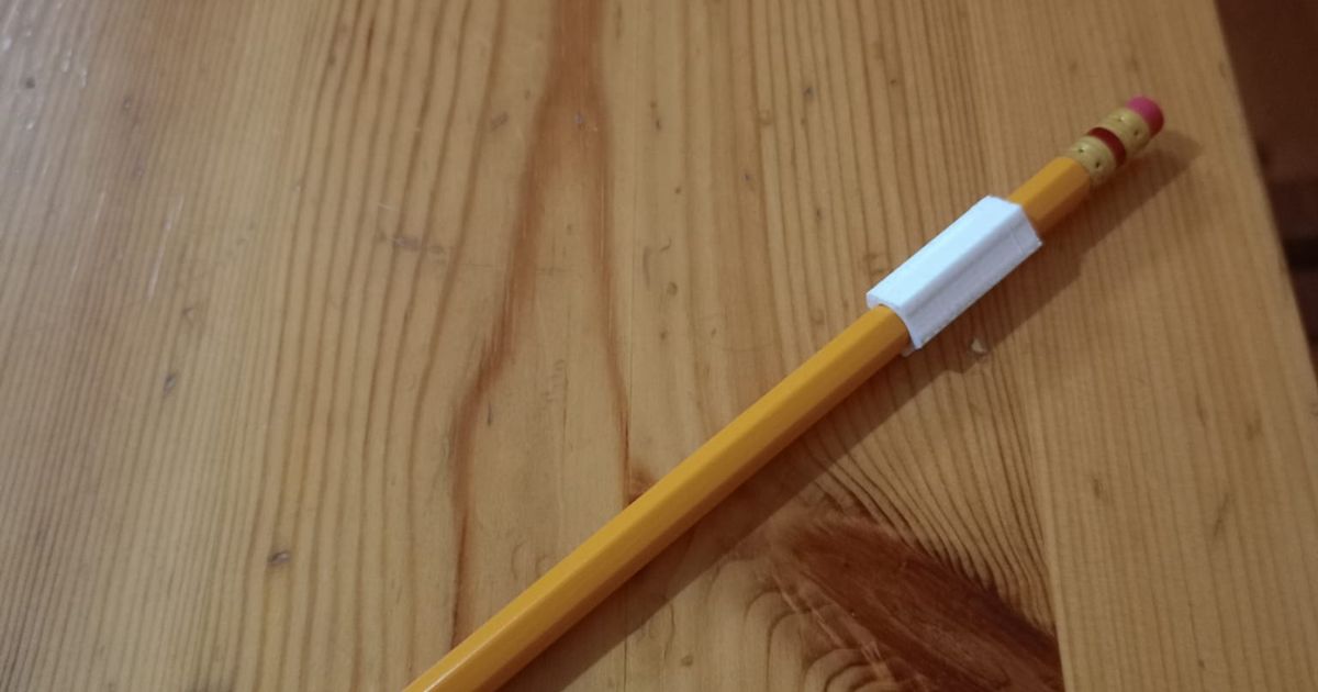 Anti-rolling Pencil by Filippo Prosperi | Download free STL model ...