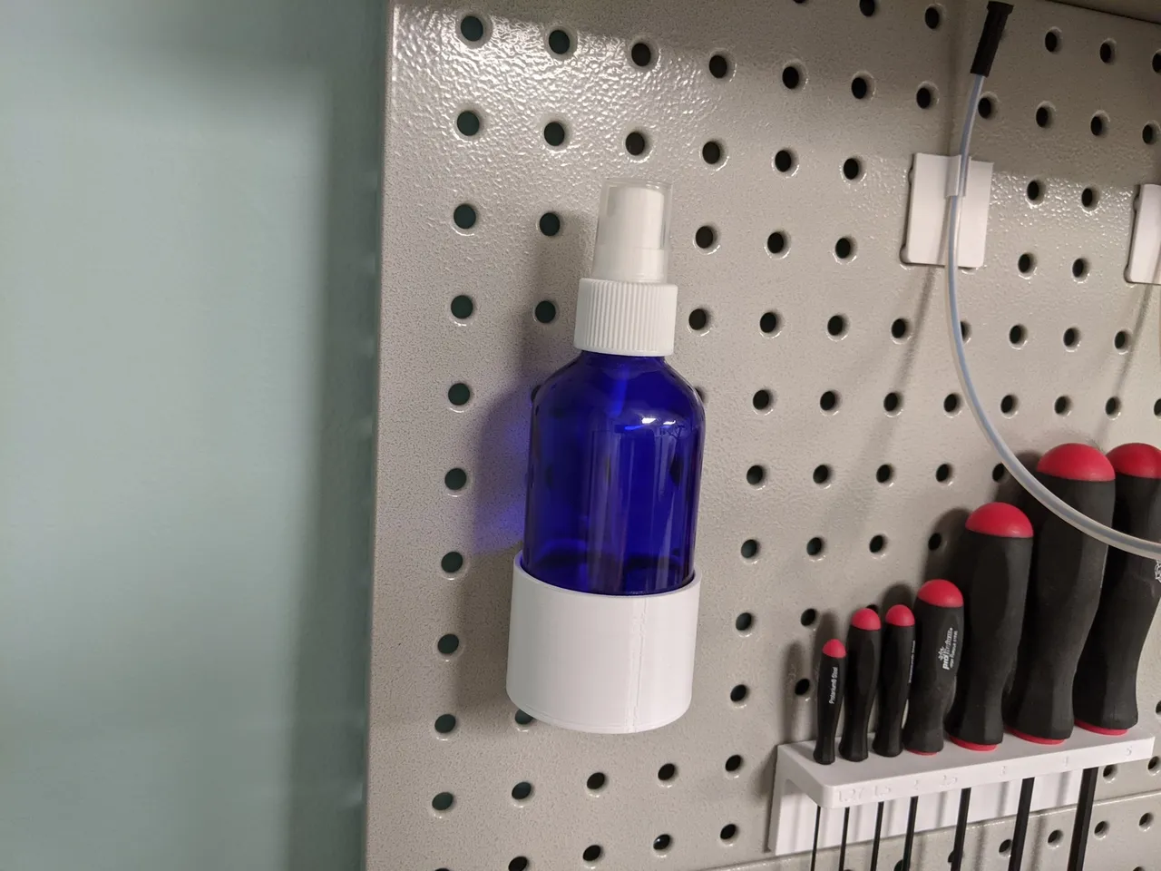 Pegboard bottle holder by Billiam | Download free STL model ...