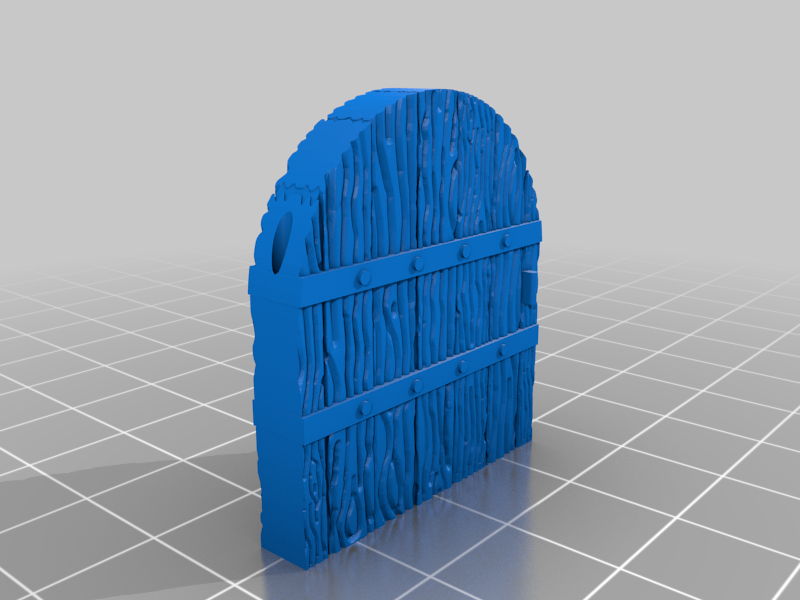 OpenForge 2.0 Cut-Stone Diagonal Doors by Zach | Download free STL ...