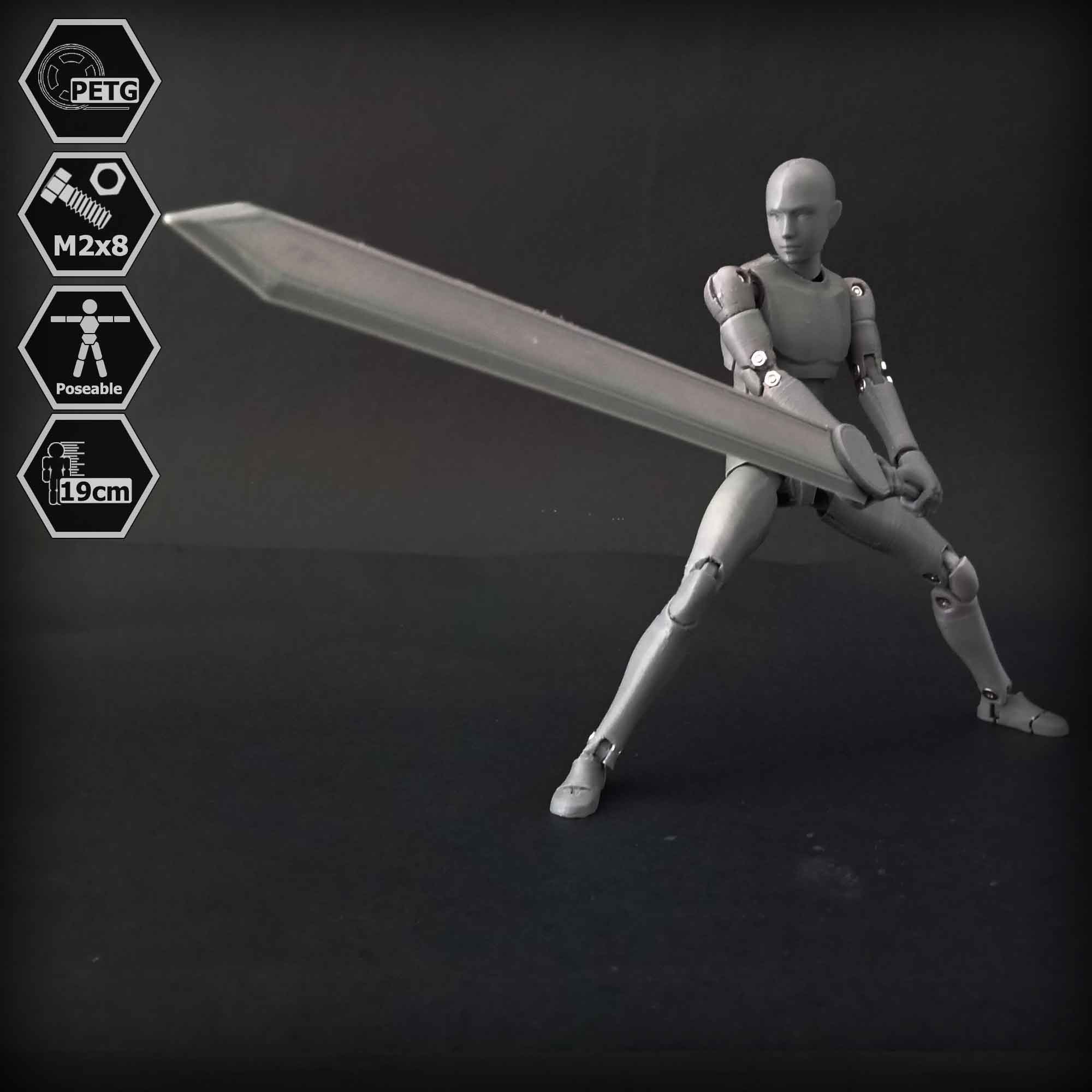 1/10 Scale Action Figure A.D.A.M 01 by A Guy With Laptop And 3D Printer ...