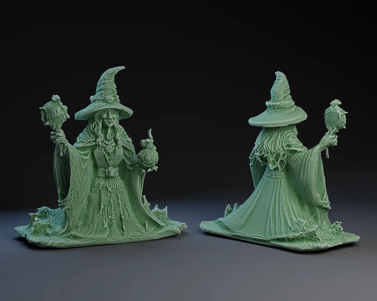 Conjuring Witch by Peter Farell | Download free STL model | Printables.com