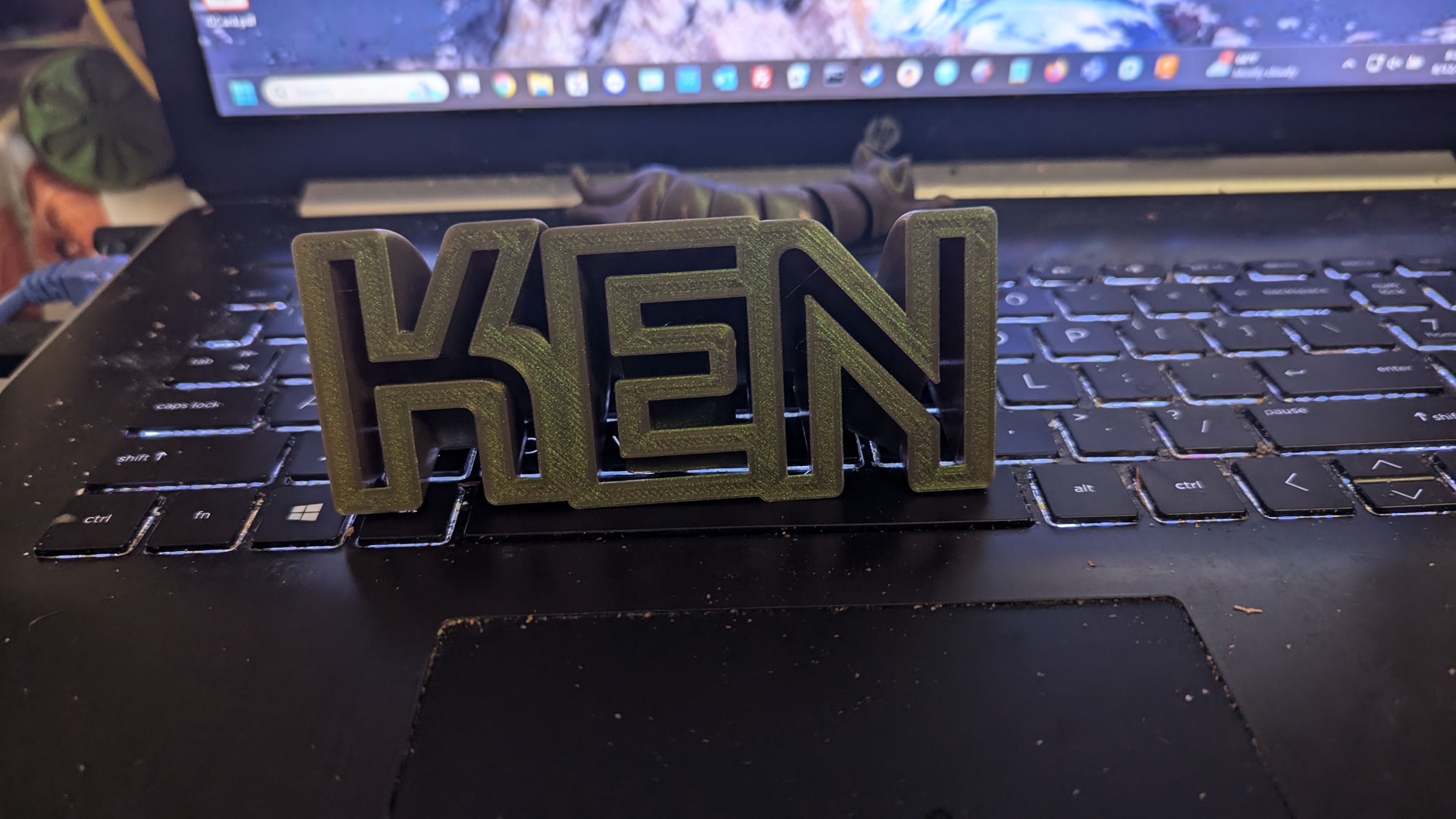Desktop nameplate for Ken by Ken G. | Download free STL model ...