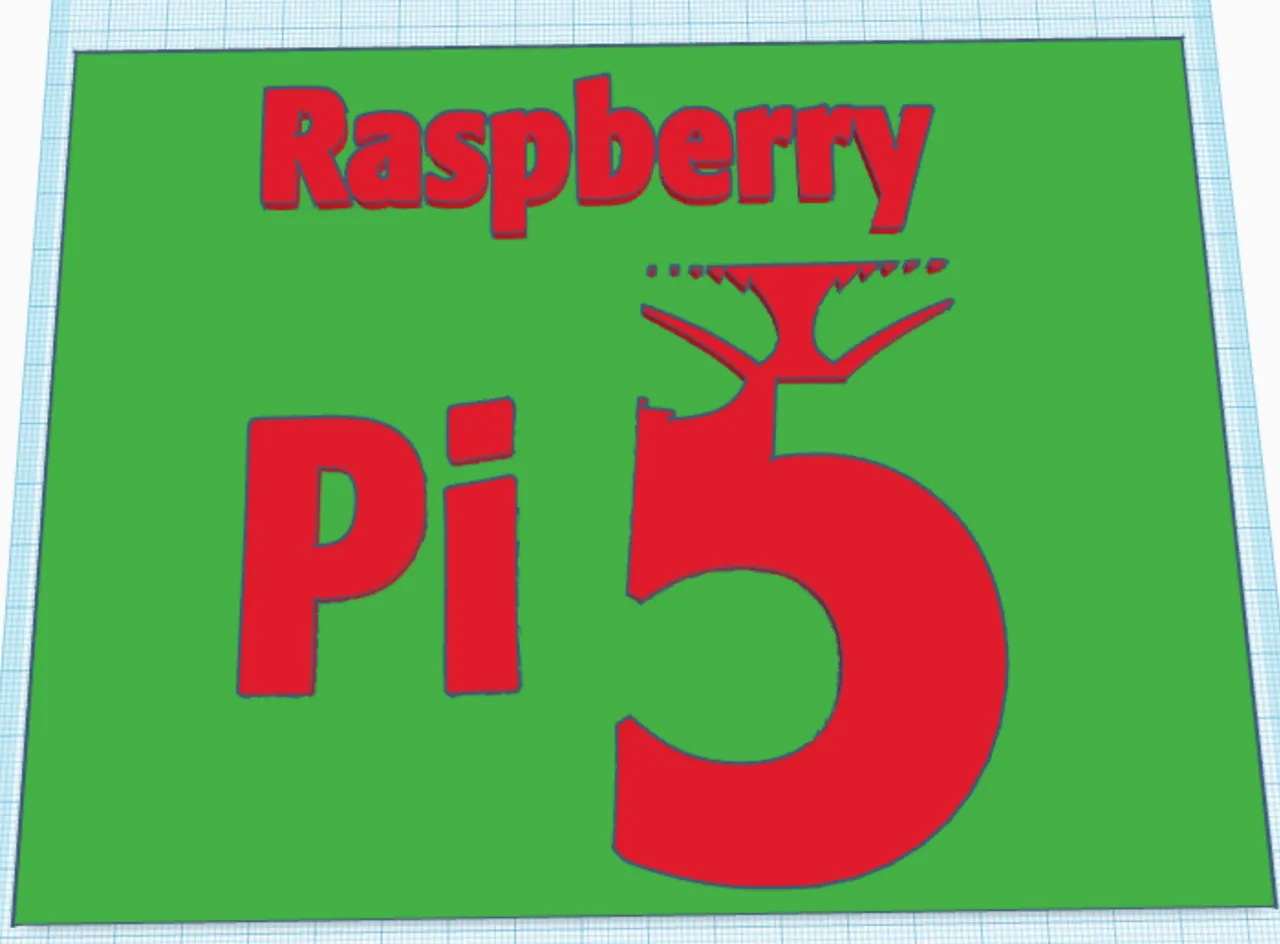 RasPi Pi 5 Logo by Geeky Berry | Download free STL model | Printables.com