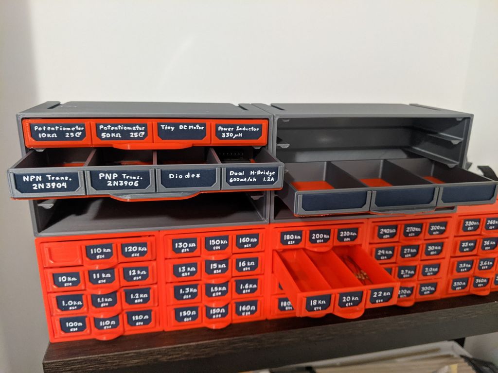 Modular Shelf Variations - Small Parts Storage by Zach | Download free ...