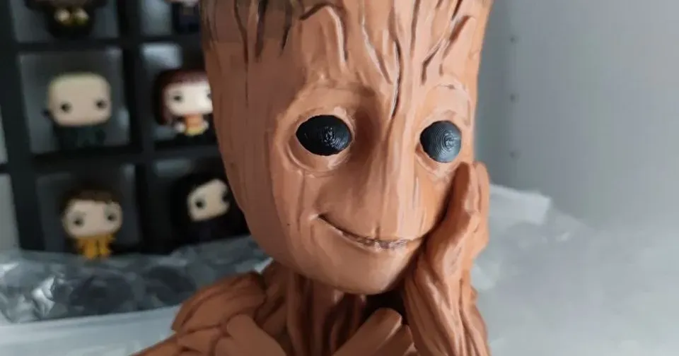 Groot Planter Bust Multi-Part by Antonio Ibañez | Download free STL ...
