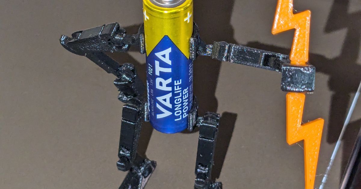 Lightning bolt with handle by Kuberman | Download free STL model ...