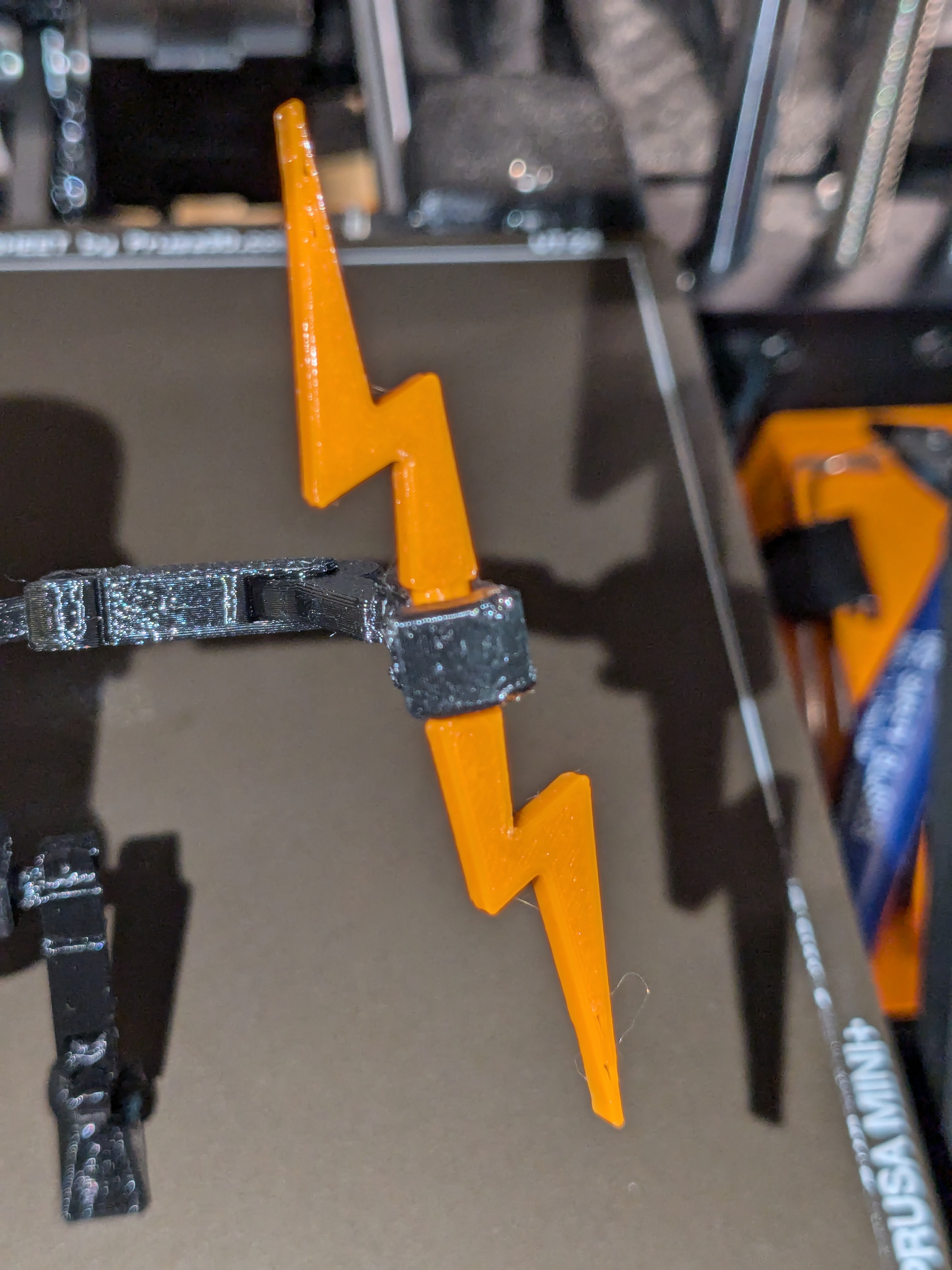 Lightning bolt with handle by Kuberman | Download free STL model ...