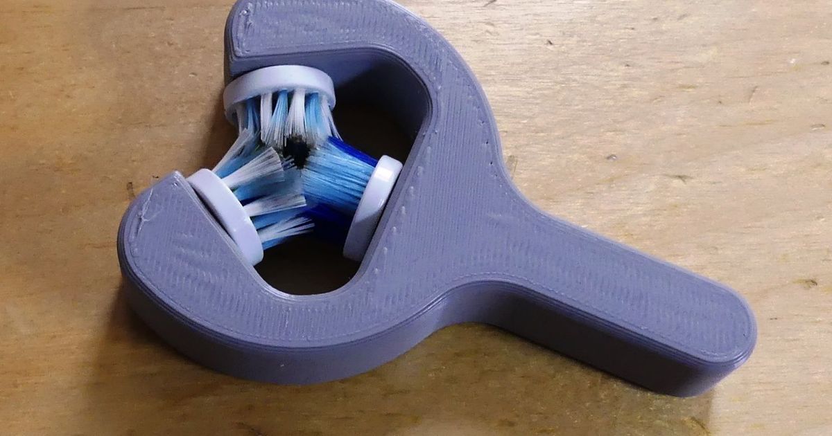 Brush for 3D-Printer Threaded Rods by werz 99 | Download free STL model ...