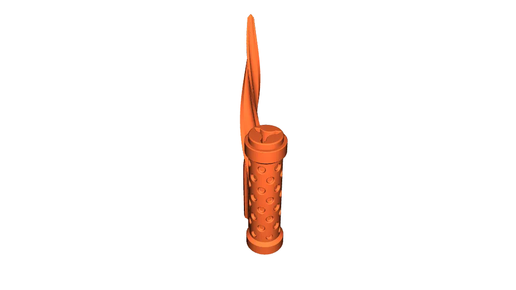 Tri Blade Twisted Dagger by FileForge | Download free STL model ...