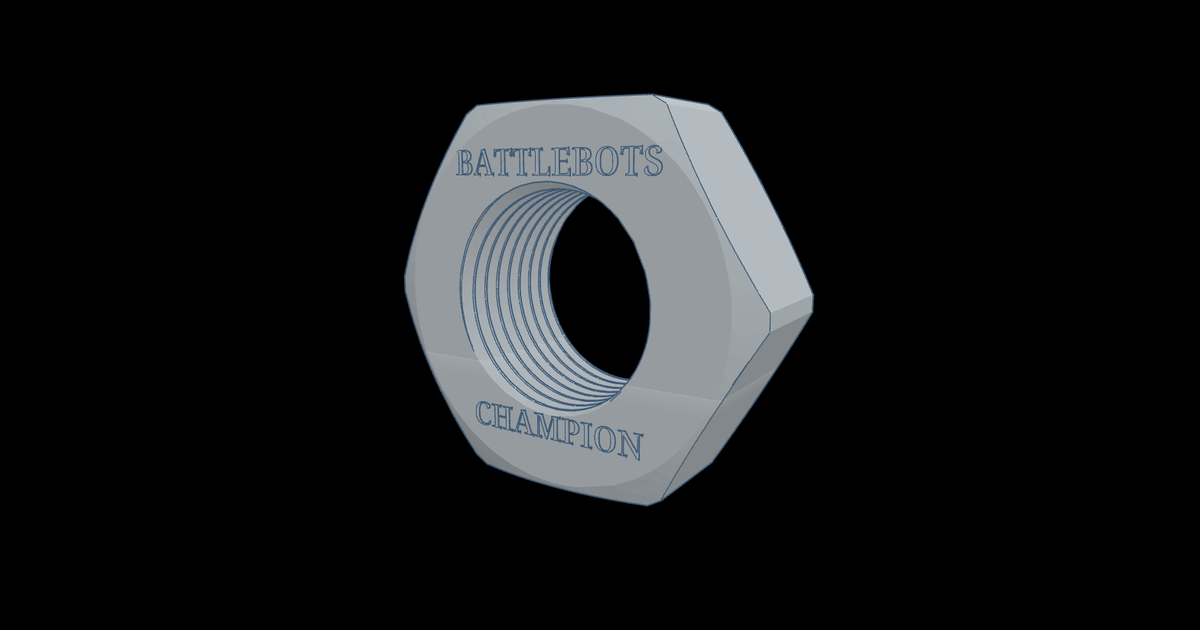 Giant Nut by Hudson Printing Industries | Download free STL model ...