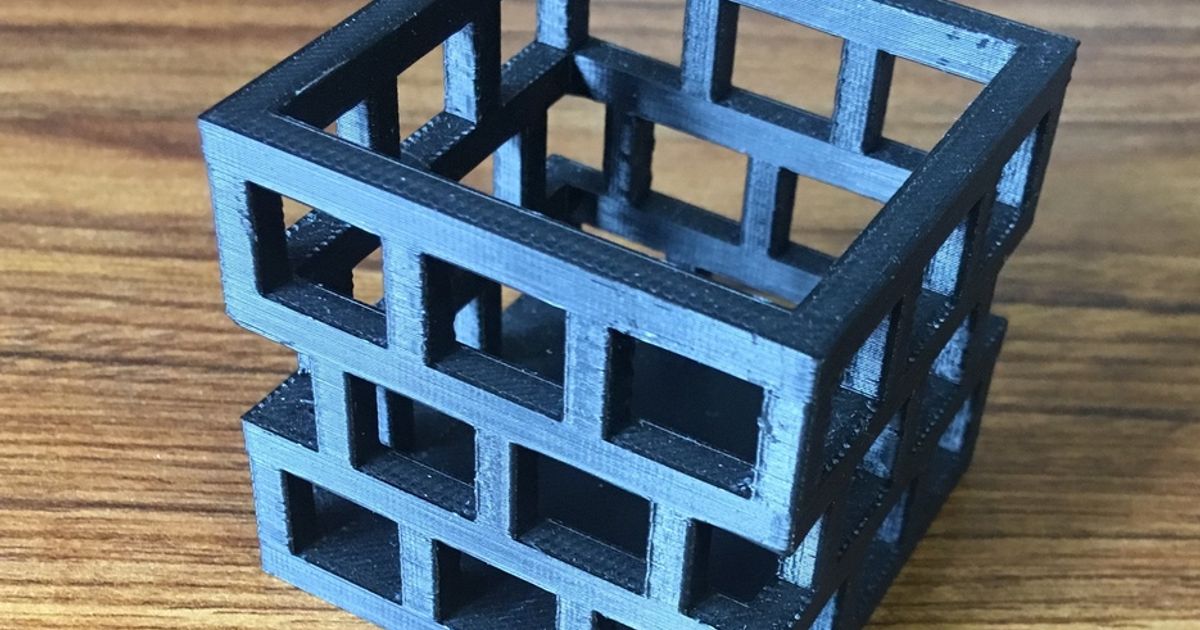 Grid Box - Container/Planter by Grease | Download free STL model ...