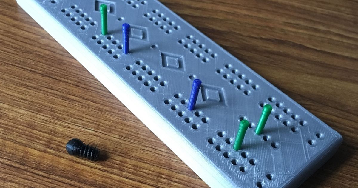 Cribbage Board von Grease | Kostenloses STL-Modell herunterladen ...
