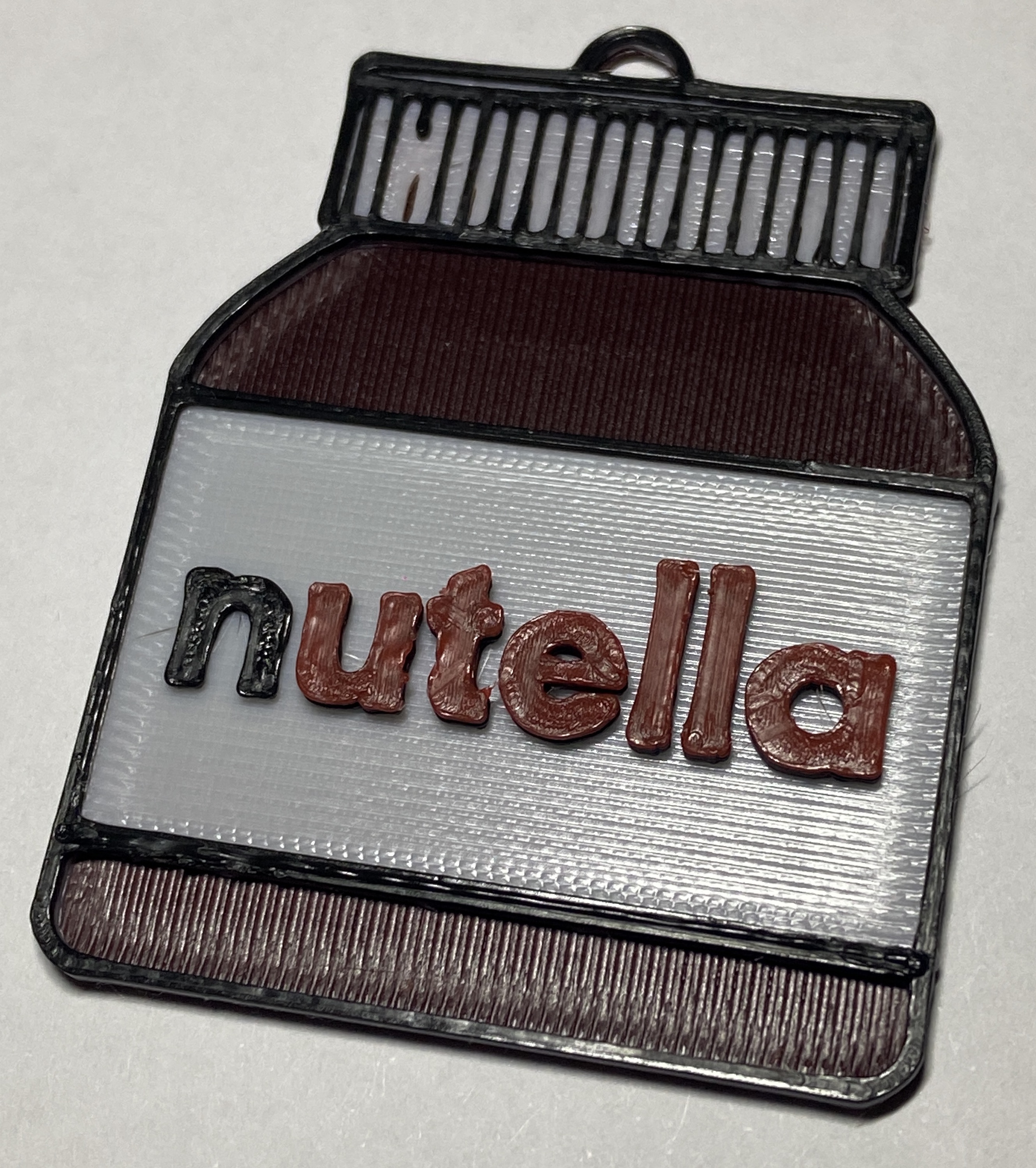 Nutella Jar Keychain by pcl.3d.lab | Download free STL model ...