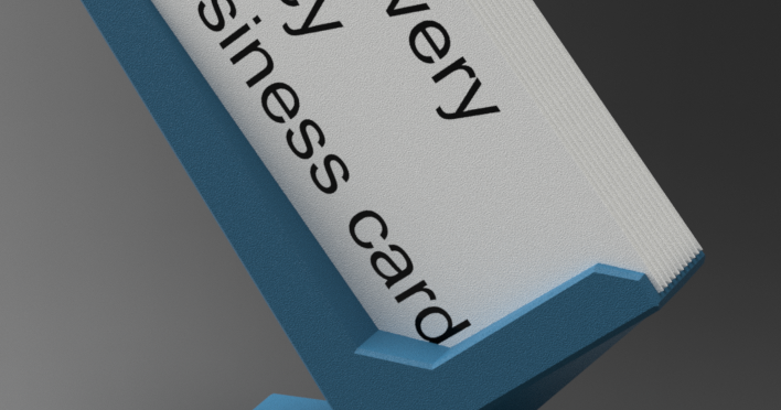 Angular Business Card Holder by Bearded Printer | Download free STL ...