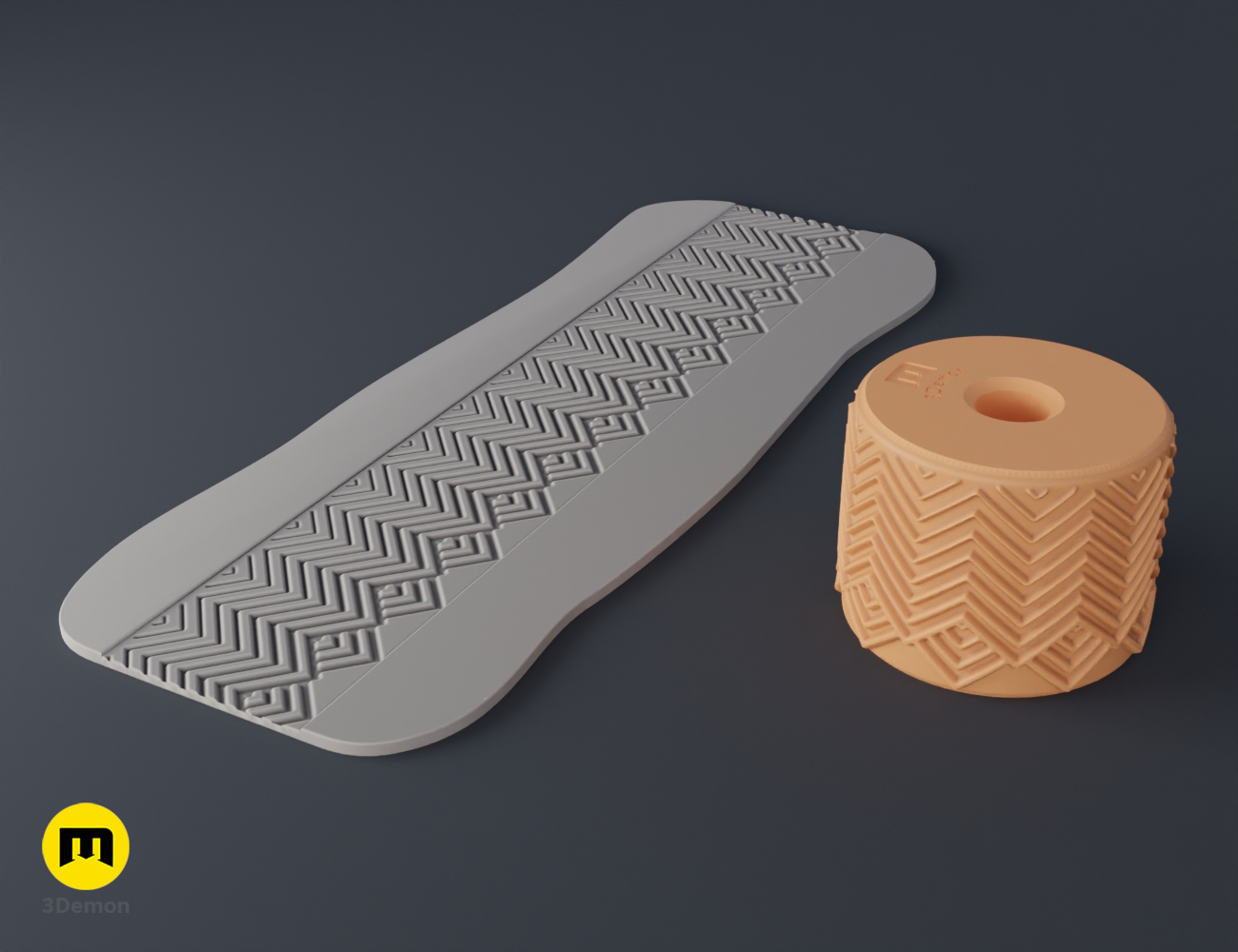 Texture Rollers Aztec middle #15 by 3Demon's Texture Rollers | Download free STL model ...