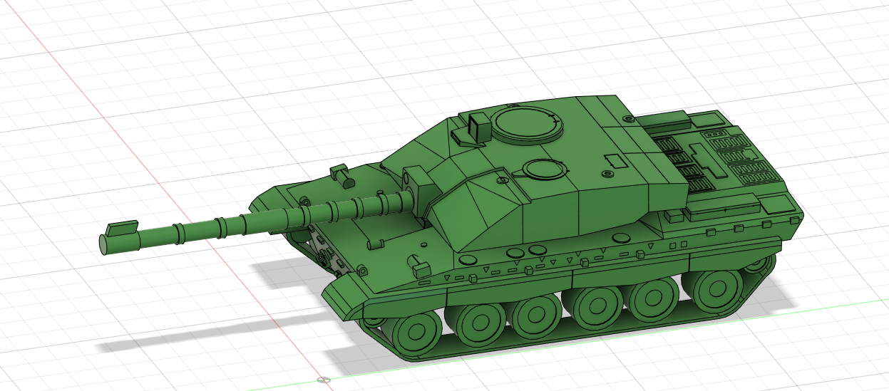 Challenger 2 Main Battle Tank von Alexand3DP | Kostenloses STL-Modell ...