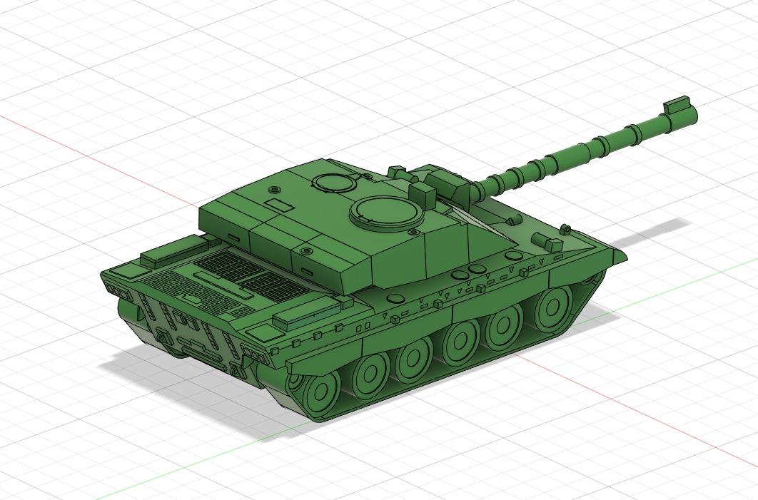Challenger 2 Main Battle Tank von Alexand3DP | Kostenloses STL-Modell ...