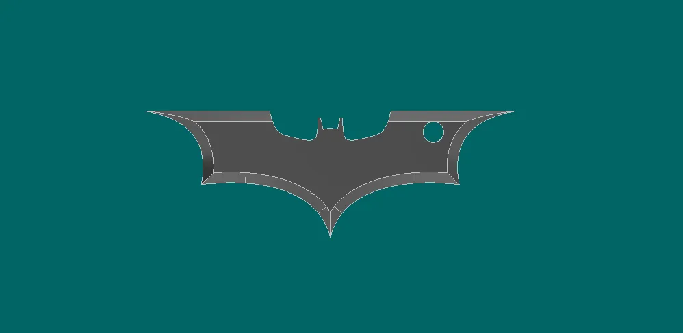 Nolan Batman logo keychain by me.mehta | Download free STL model ...