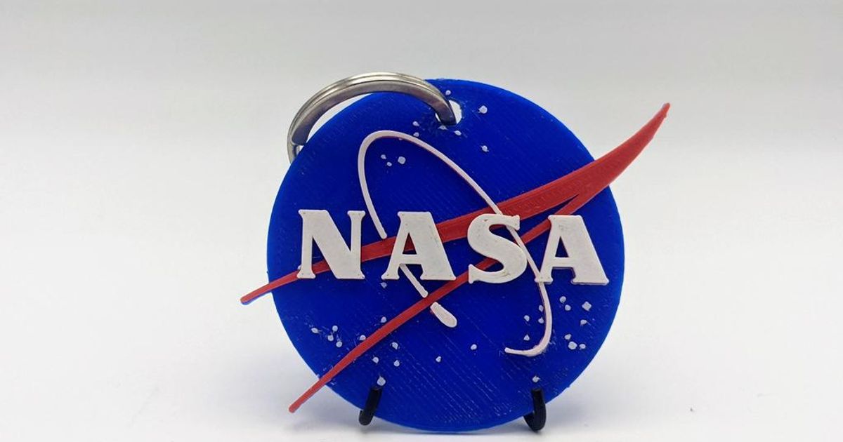 NASA Keychain, Single Extruder! by MucusLaser | Download free STL model ...