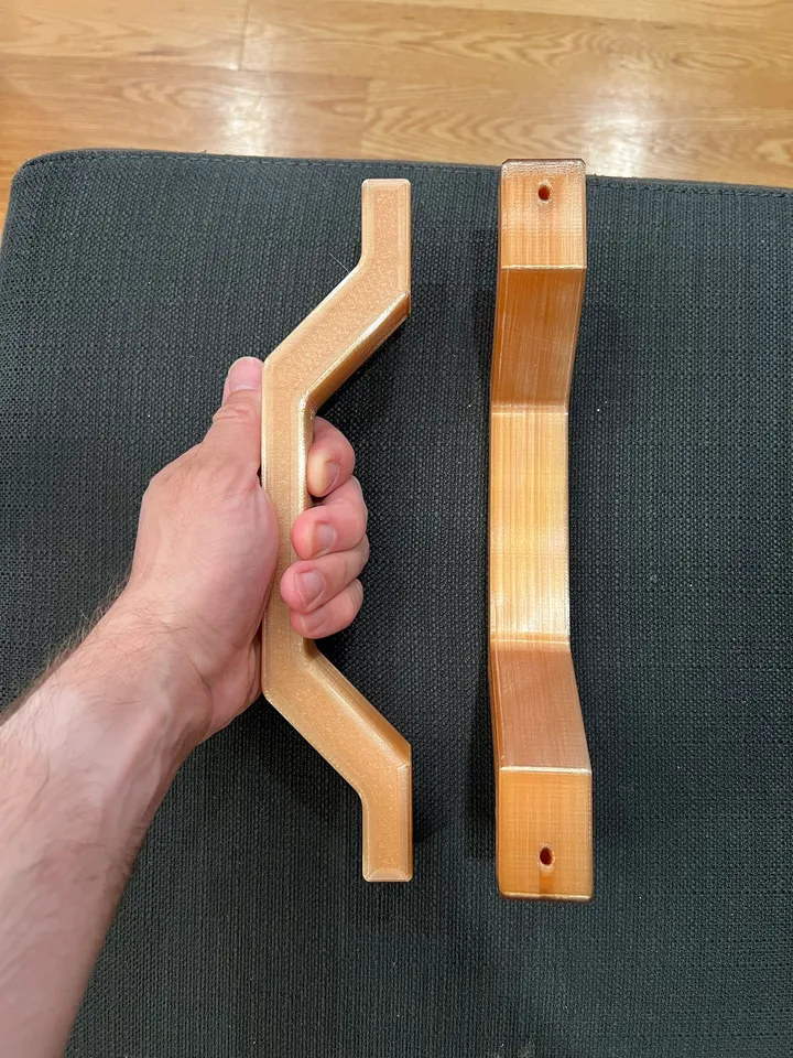 Parametric Pull / Lift / Hang Handles with screw holes by Adam L ...