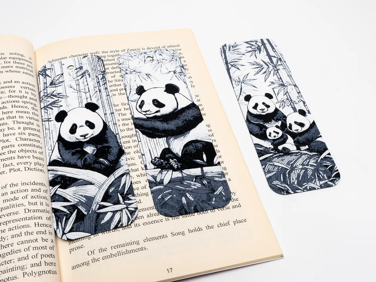 Giant Panda Bookmarks by Bamingo Design | Download free STL model ...