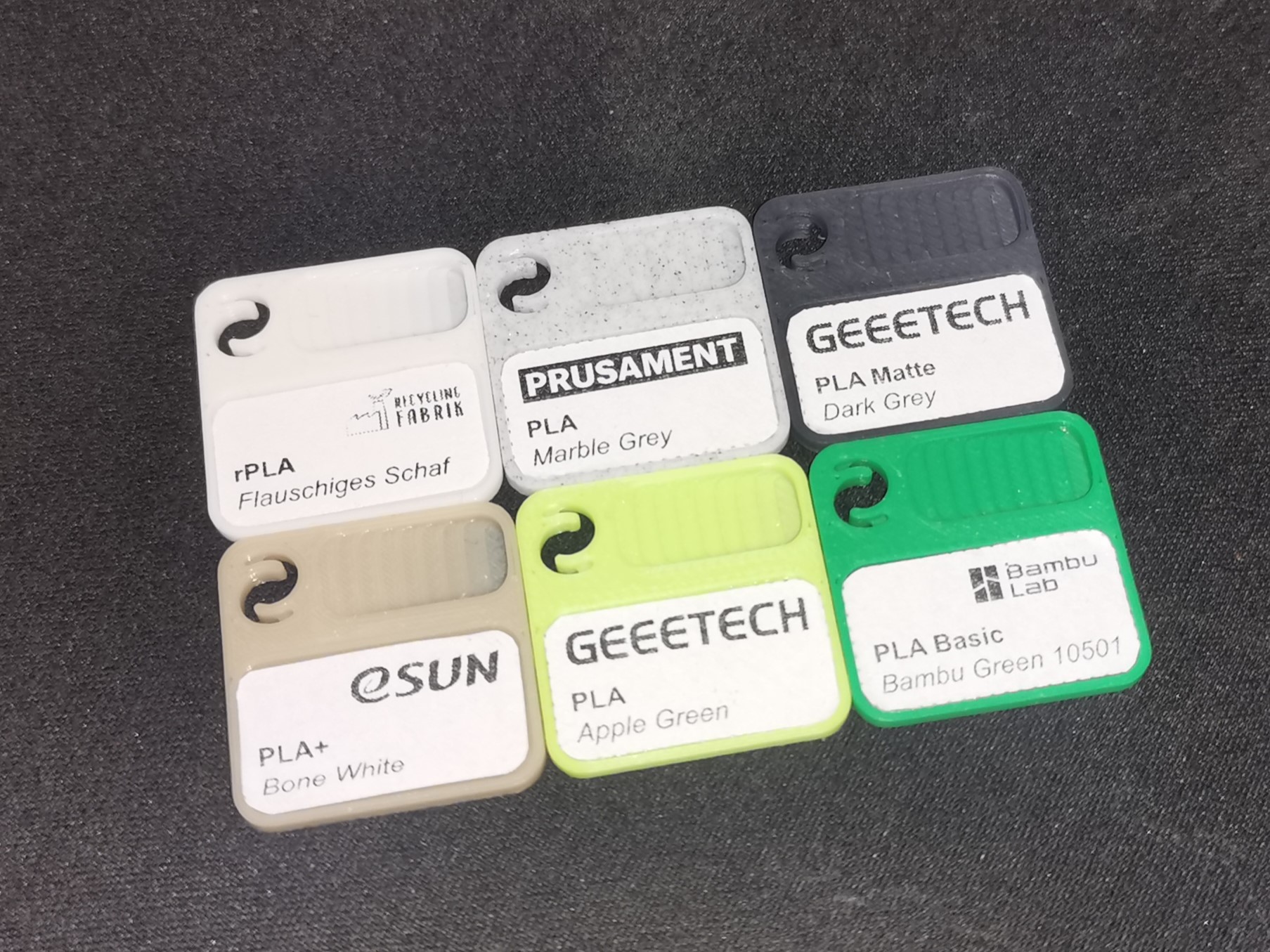 Bambu Lab Filament Swatch with 12x22r2 Label by suit | Download free ...