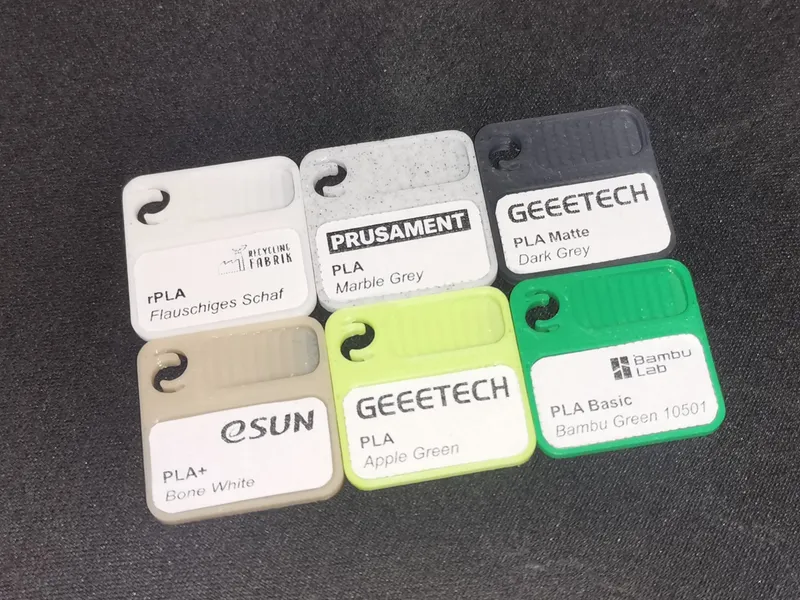 Bambu Lab Filament Swatch with 12x22r2 Label by suit | Download free ...