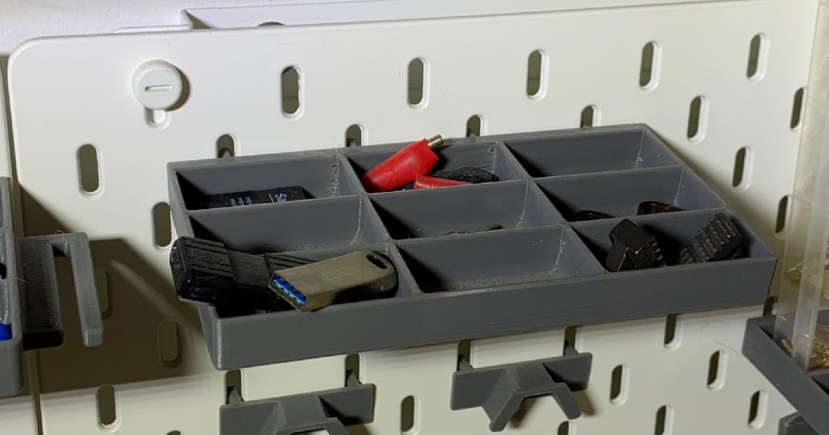 Skadis parametric shelf by Hadrik. | Download free STL model ...