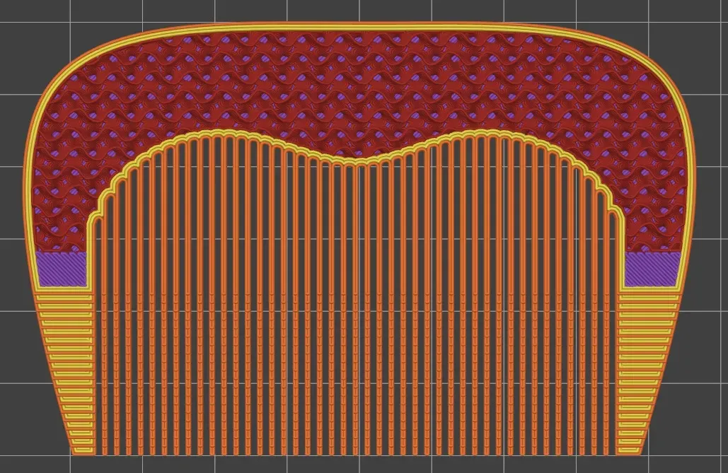 Beard comb V2 by thruser | Download free STL model | Printables.com