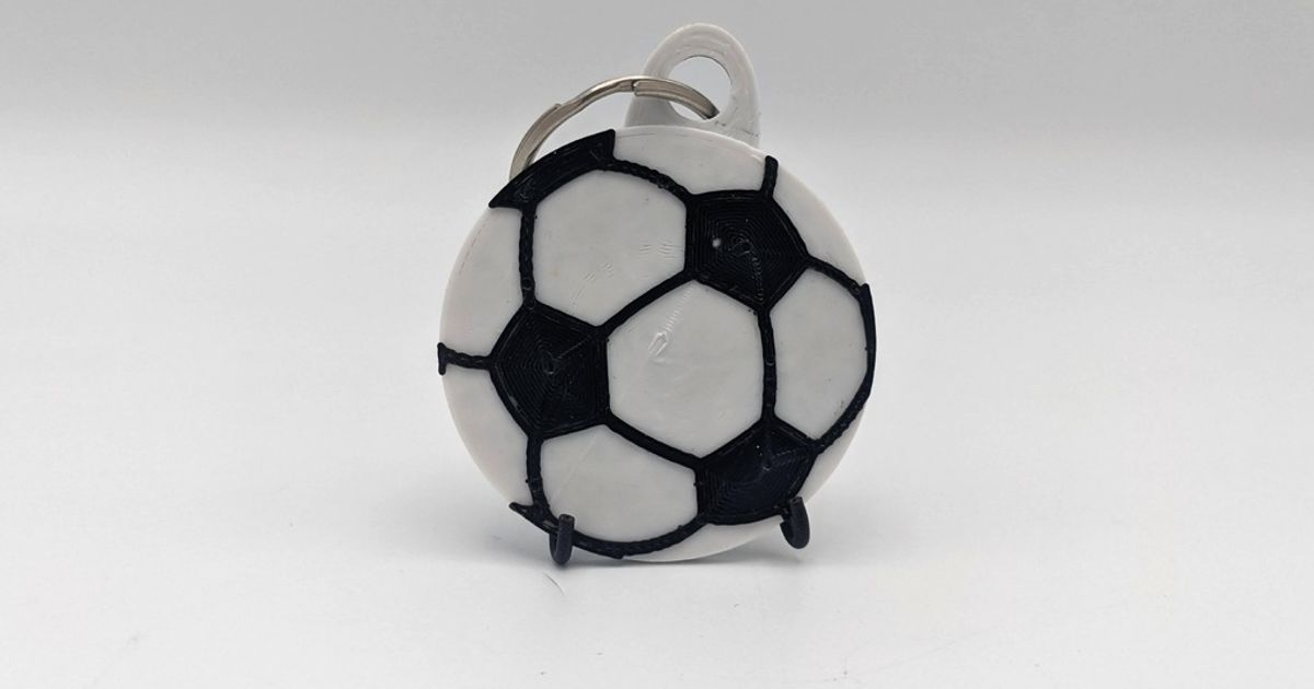 Soccer Keychain by MucusLaser | Download free STL model | Printables.com