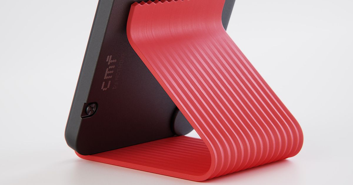 Streamline Phone Stand by Jonas Daehnert | Download free STL model ...