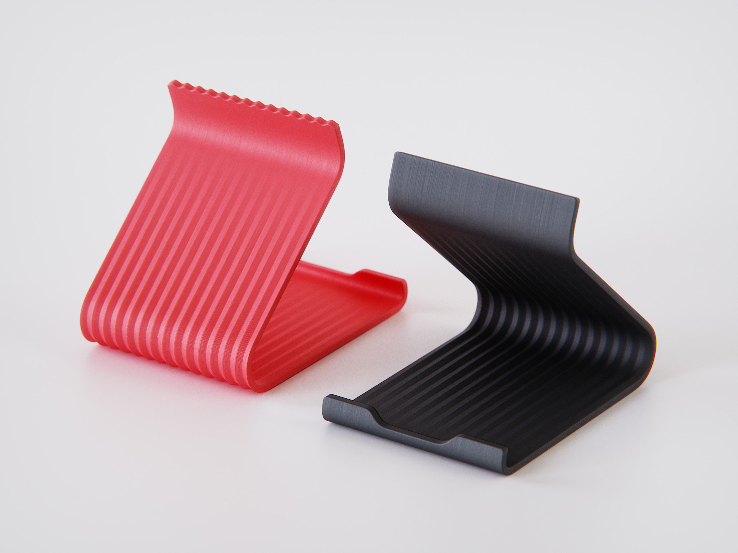 Streamline Phone Stand by Jonas Daehnert | Download free STL model ...