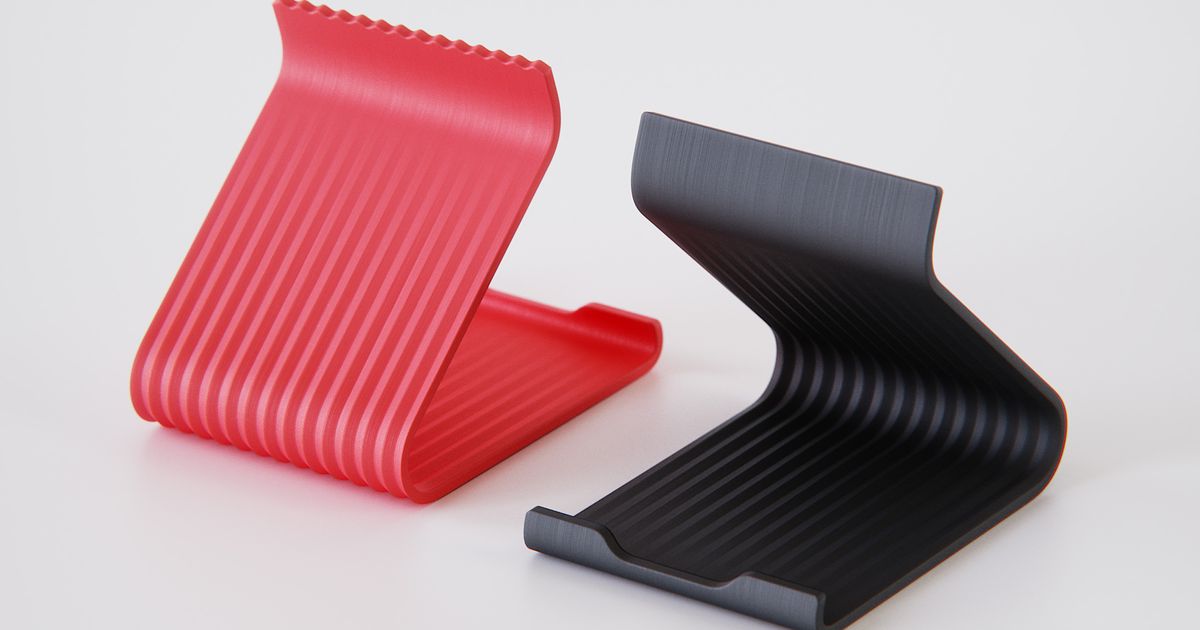 Streamline Phone Stand por Jonas Daehnert | Descargar modelo STL ...