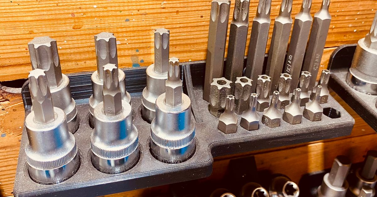 Bit organizers for 10mm bits by Jimmy | Download free STL model ...