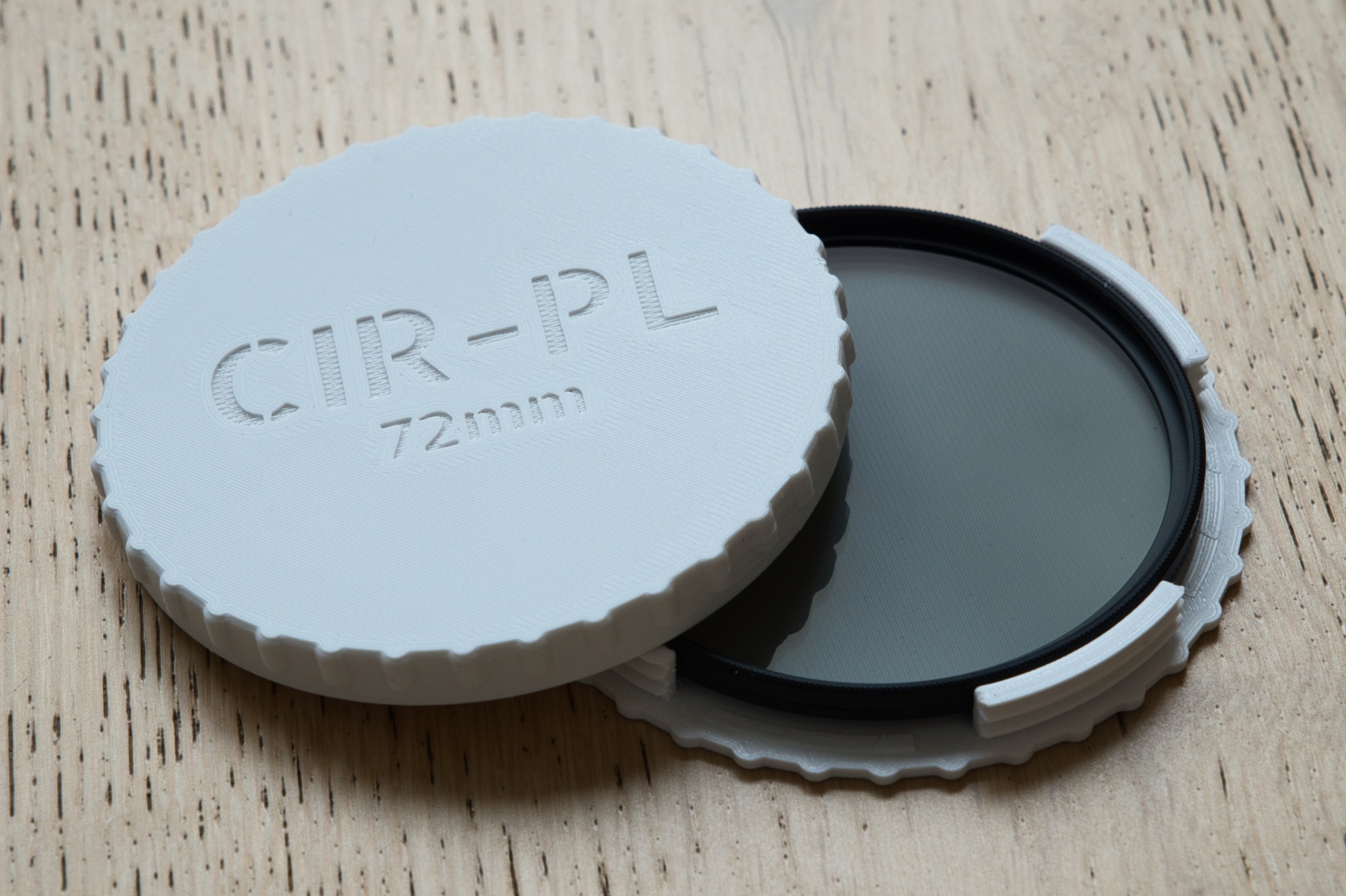 Camera Lens Filter Case - 72mm - fully configurable by Mathias ...