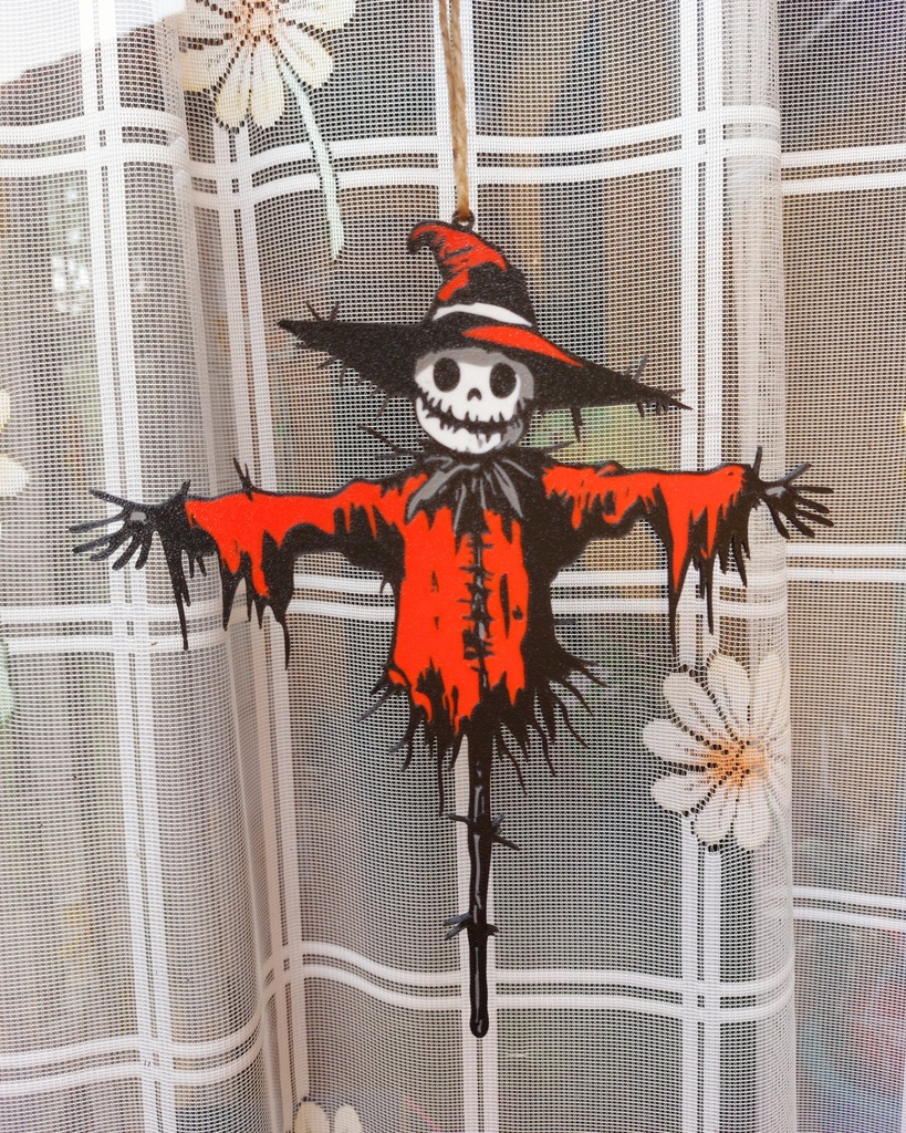 Halloween scary Scarecrow window decoration by kutnohormac | Download ...