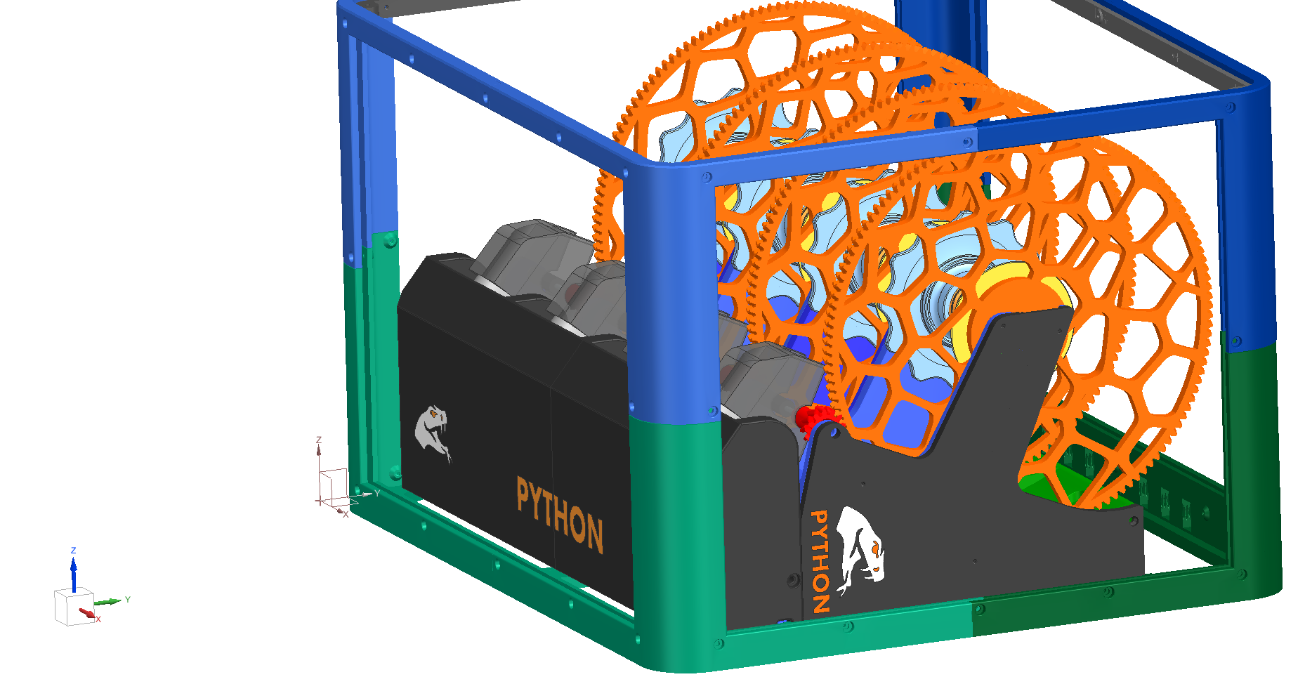 Python AMS front cover od autora GrchyGrndpa | Stáhněte si zdarma STL ...